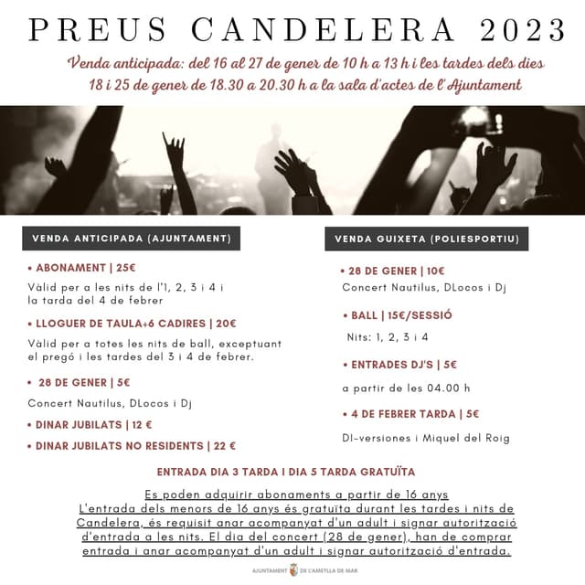 Fiestas de la Candelera - Patronato Municipal de Turismo de l'Ametlla ...